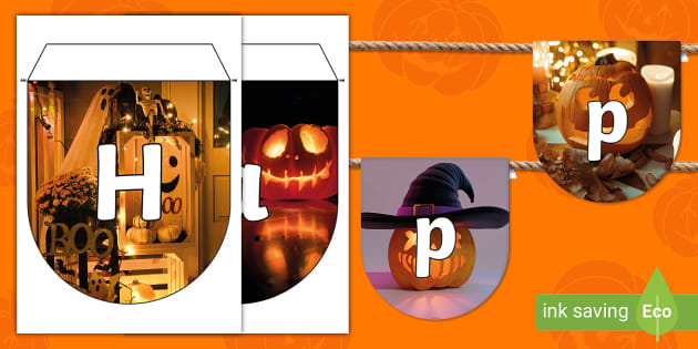 Happy Halloween! Photo Display Bunting (Teacher-Made)