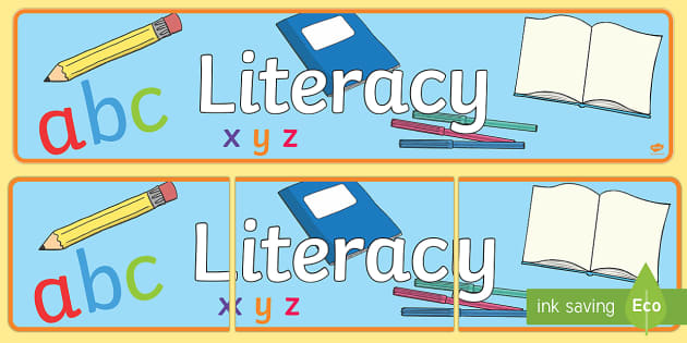 FREE! - 👉 EYFS Learning Areas Literacy Display Banner