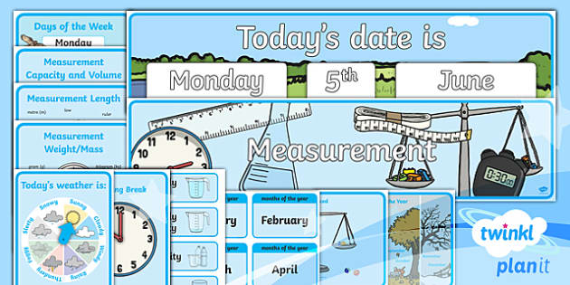 PlanIt Maths Y1 Measurement Display Pack (Teacher-Made)
