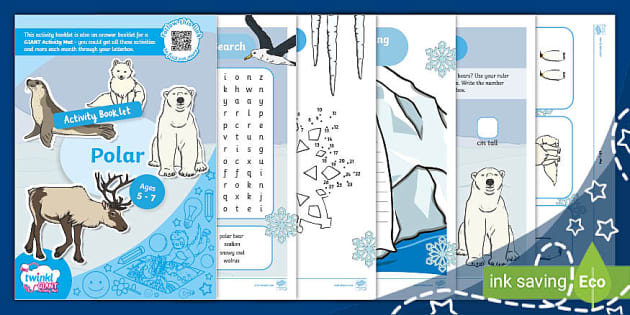 Polar Environments Activity Booklet (Ages 5 - 7) - Twinkl