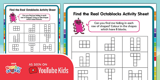 FREE Numberblocks: Number 8 Activity (teacher made) - Twinkl