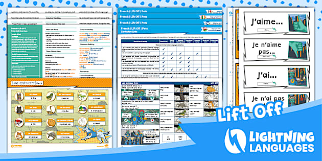 👉 Lightning Languages | French Pets Teacher Pack - Twinkl