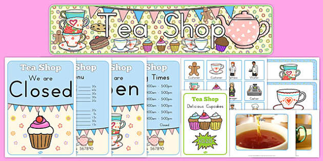Tea Shop Role Play Pack (teacher made)