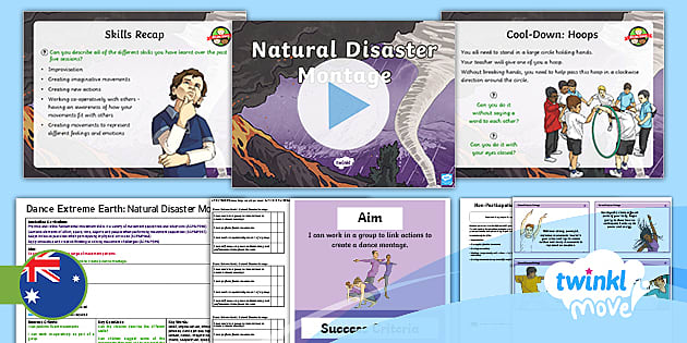 Move PE Year 3 Dance: Extreme Earth Lesson 6: Natural Disaster Montage