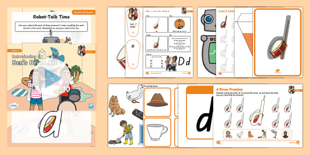 NZ Phonics: Level 2: Week 2: Lesson 4: 'd' (Teacher-Made)
