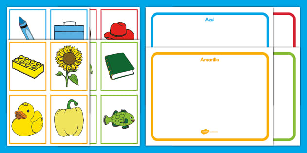 Clasifica: Los colores (teacher made) - Twinkl