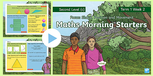 Maths Morning Starters Second Level (c) Term 1 Week 2 PowerPoint
