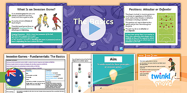 Move PE Year 3 Invasion Games Lesson 1: The Basics
