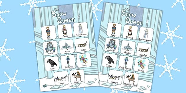 The Snow Queen Vocabulary Poster (teacher made) - Twinkl