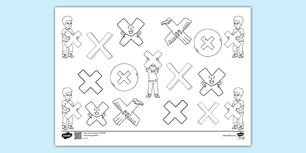 Multiplier Symbol Colouring Page (teacher made) - Twinkl