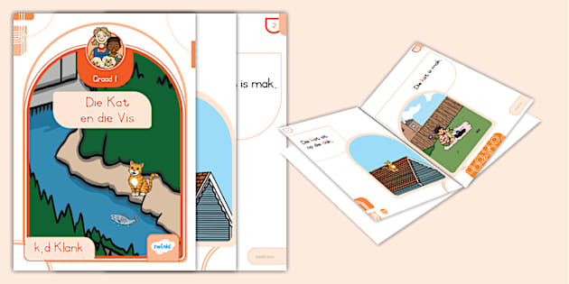Graad 1 Klanke Leesboek k, d - Twinkl