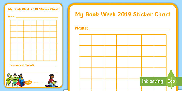 CBCA Book Week 2019 Sticker Reward Charts (teacher made)