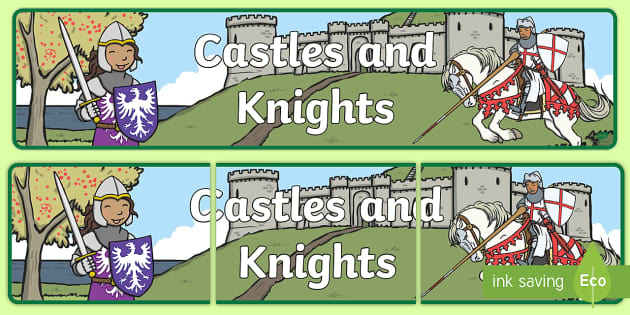 FREE! - Castles & Knights Display Banner (teacher made)
