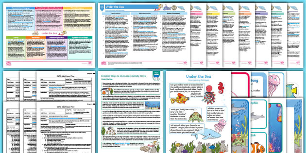 EYFS Ages 3-4 Under the Sea Bumper Planning Pack - Twinkl