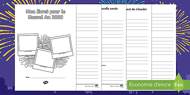 FREE! - Feuilles d'activités : Mon livret pour le Nouvel An