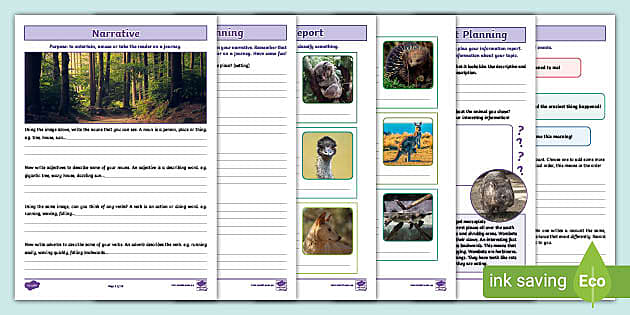 Guided Writing Activity Pack 3-6⎮Text Type Resources