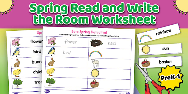 Spring Write The Room | Educational Resources | Twinkl USA
