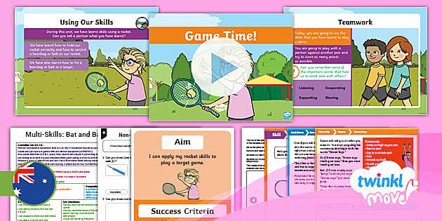 Multi-skills: Bat and Ball Lesson 3: Game Time! - Twinkl