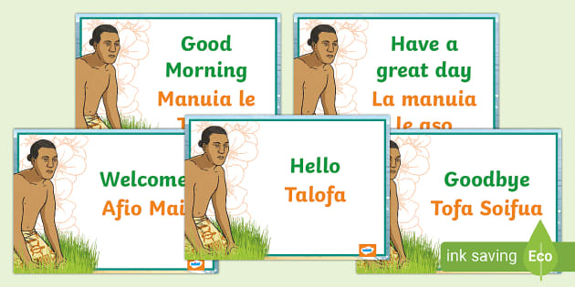 Samoan Language Week Posters | Teacher-made Posters - Twinkl