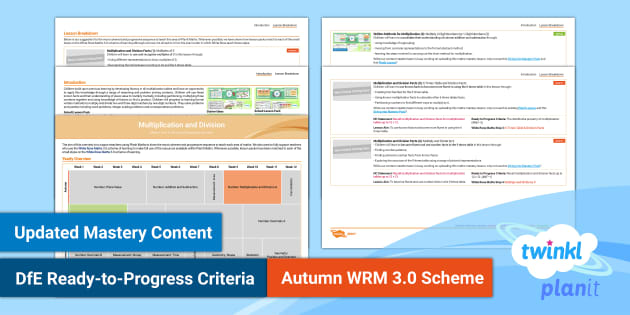 FREE! - Year 4 Multiplication and Division PlanIt Maths Steps to ...