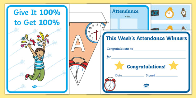 Whole School Attendance Display Pack (teacher made) - Twinkl