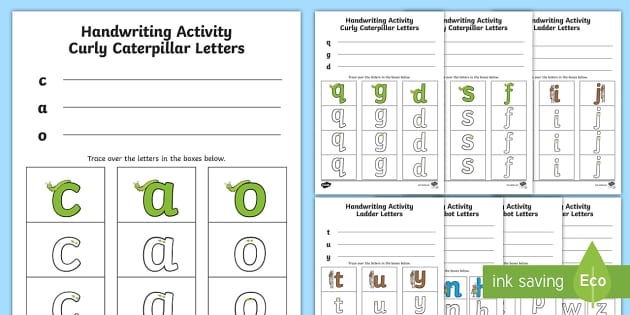 Letter Formation Families Handwriting Worksheets Twinkl