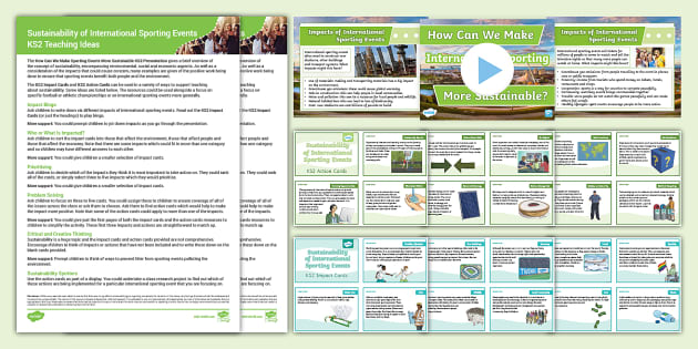 How Can We Make International Sport Events Sustainable? Pack