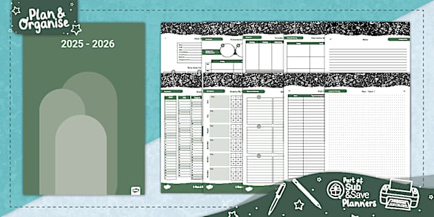 Teacher Planner for India Updated for 2025 - 26