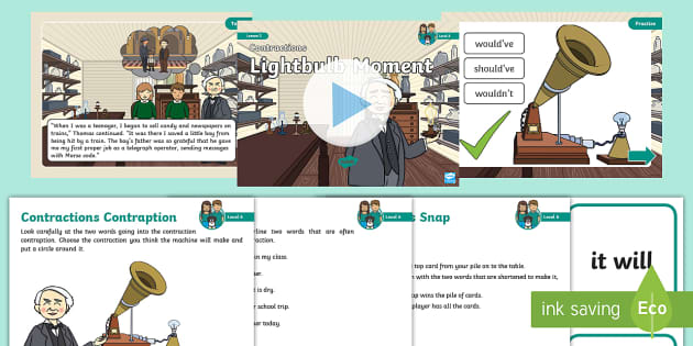 Contractions Lesson Plan - Level / phonics 6 Week 22 Lesson 3