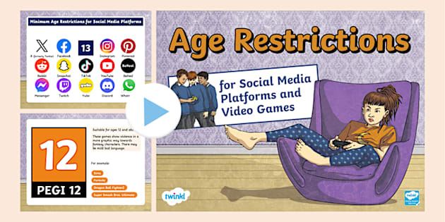 * NEW * Age Restrictions PowerPoint (teacher made) - Twinkl