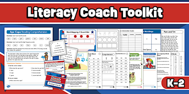 Literacy Coach Toolkit for K-2nd Grade
