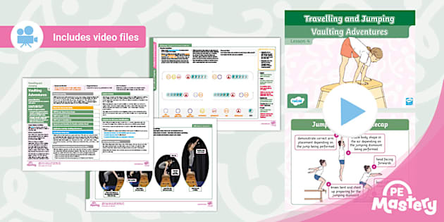 Gymnastics Vaulting Lesson Pack (teacher made) - Twinkl