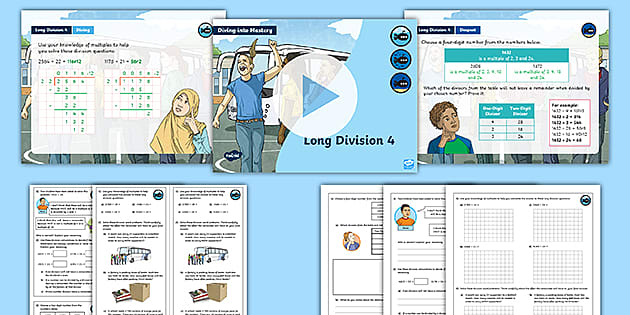 👉 White Rose Supporting Pack Year 6 Long Division Problems