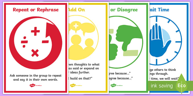 Maths Talk Display Poster (teacher made)