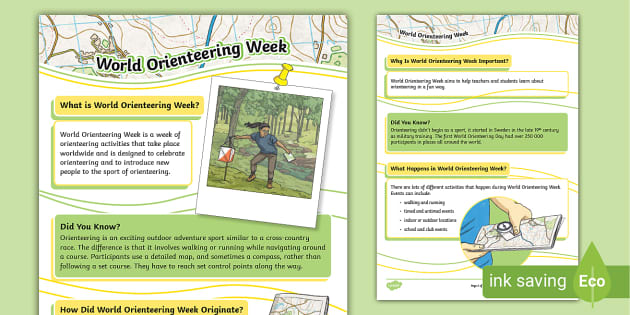 World Orienteering Week Fact File