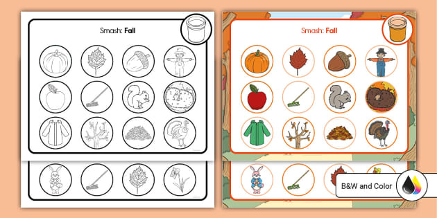 Fall Smash Mats (Hecho por educadores) - Twinkl