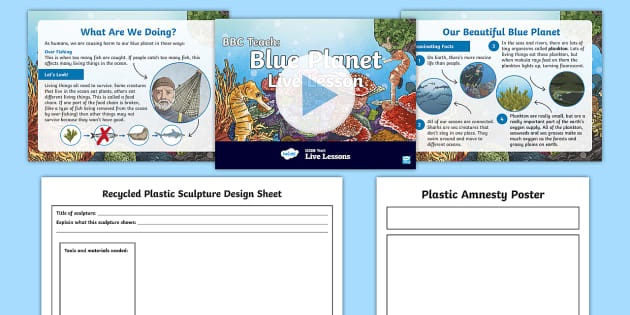 FREE! - BBC Teach Live Lesson Blue Planet Activity Pack Age 7-9 LKS2