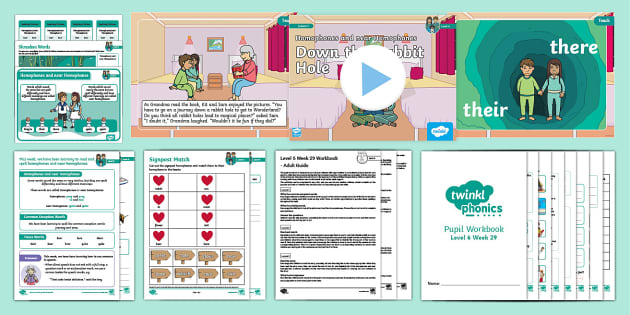Level 6 Week 29 Lesson 1 - homophones and near homophones