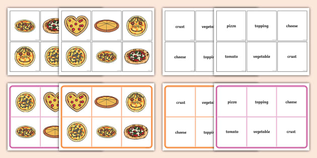 Pizza Bingo Pack (teacher made) - Twinkl