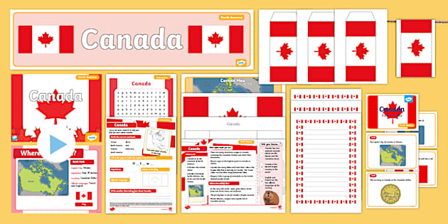 KS1 Canada Resource Pack - Twinkl Geography (teacher made)