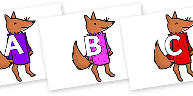 FREE! - A-Z Alphabet on Small Fox 3 to Support Teaching on Fantastic Mr Fox