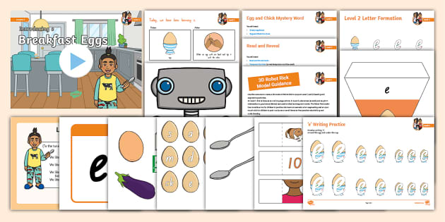 'e' saying /e/ Level 2 Week 4 Lesson 2 'e' Phonics Sound
