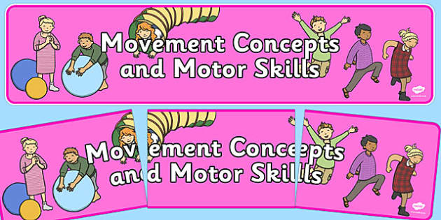 Movement Concepts and Motor Skills Display Banner NZ