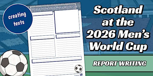 Scotland at the 2026 Men's World Cup Report-Writing Template