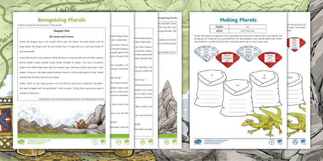 The Wyrmstooth Crown Plural Nouns Differentiated Activity Pack