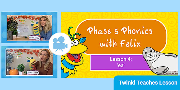 FREE! - Phase 5 Phonics Lesson 4 'ea' Video (teacher made)