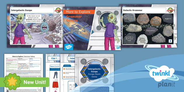 👉 PlanIt Year 6 French Lesson: Grammar Galaxy - Twinkl