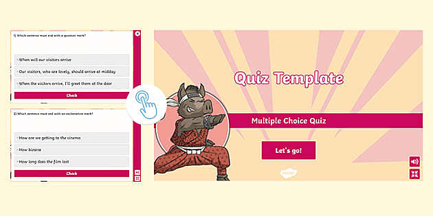 FREE! - Question Marks and Exclamation Marks Quiz - KS2 Revision