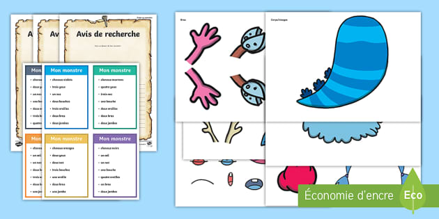 Pack : Création de monstres (teacher made) - Twinkl