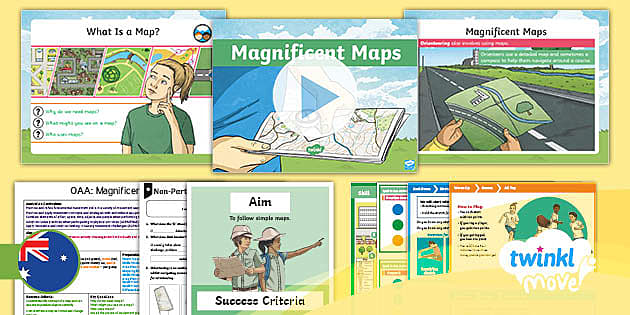 Year 3 OAA Lesson 5: Magnificent Maps Lesson Pack - Twinkl